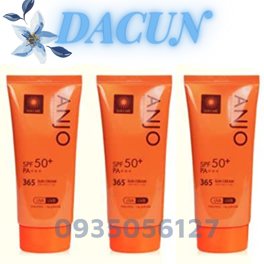 Anjo Professional sunscreen SPF 50+PA+++ 365 Sun Cream 70g | Shopee ...