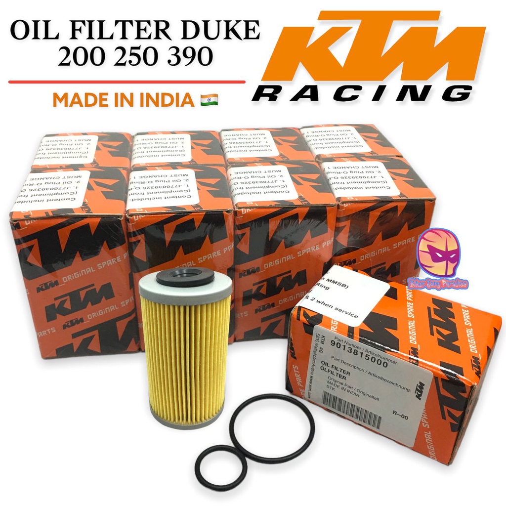 KTM 100% OIL FILTER DUKE 200/250/390 RC 200/250/390 MODENAS Pulsar NS ...