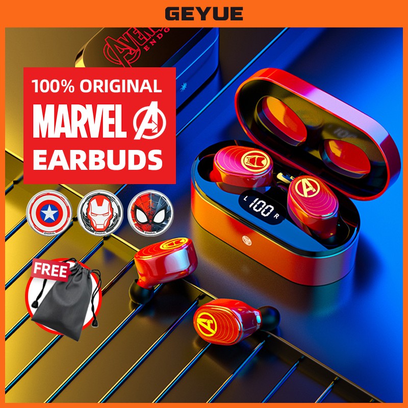 【Big Sale】Marvel Avengers Iron Man Spiderman Captain America HIFI Sound ...