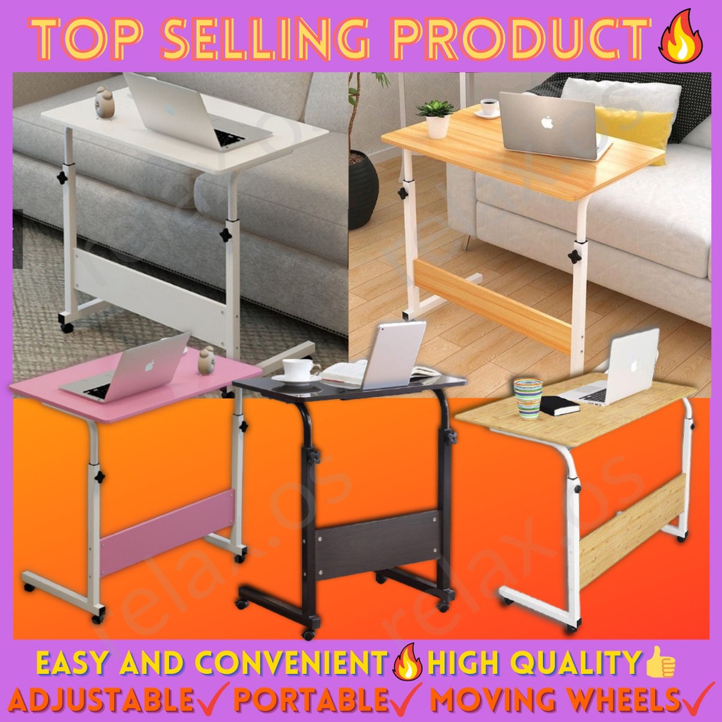 Meja Study Table Meja Belajar Desk Height Adjustable Meja Lipat Meja ...