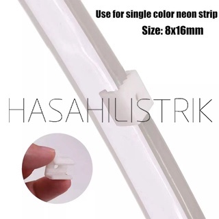 NEON LIGHT CLAMPS LED NEON FLEX BRACKET SMD HOSE LIGHTS DC 12V 220v ...