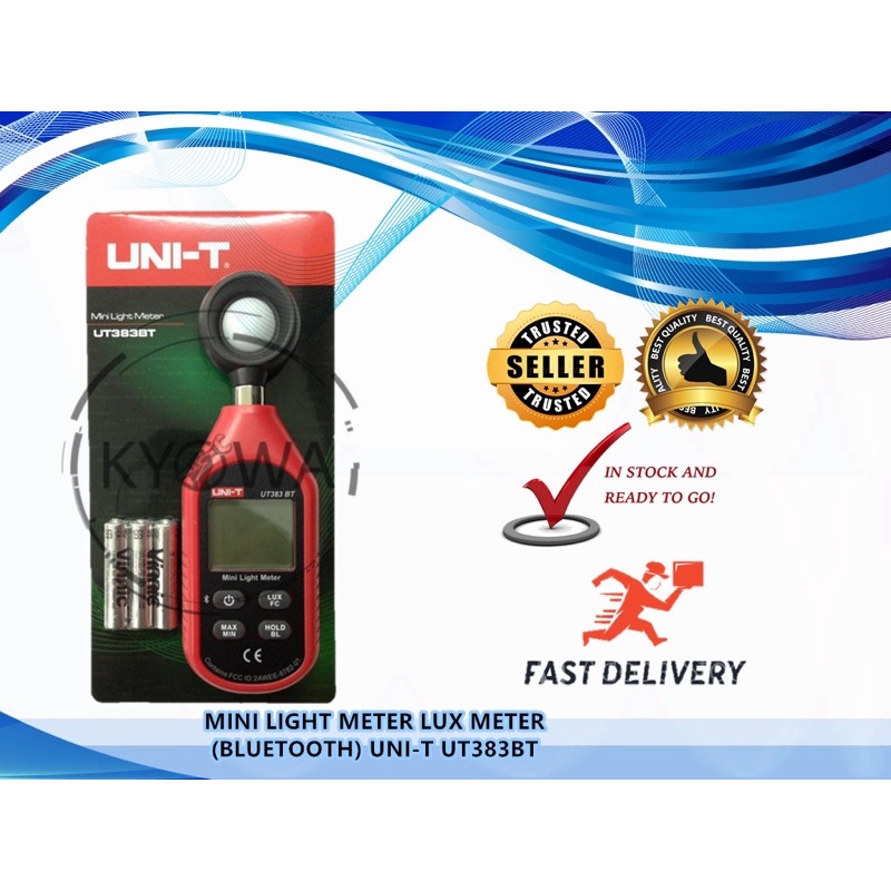 UNI-T UT383BT MINI LIGHT METER LUX METER (BLUETOOTH) | Shopee Singapore