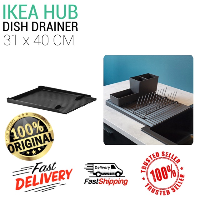 Rinnig Dish Drainer Dish Washing Rack Sink Dish Washing Pad | Shopee ...