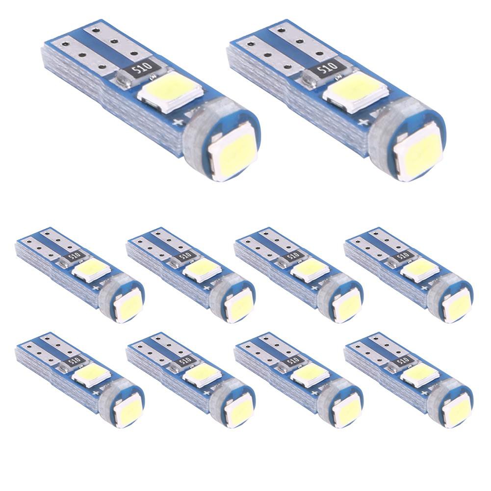 Ele10pcs LED SMD3030 Interior 3 T5 Car Light | Shopee Singapore