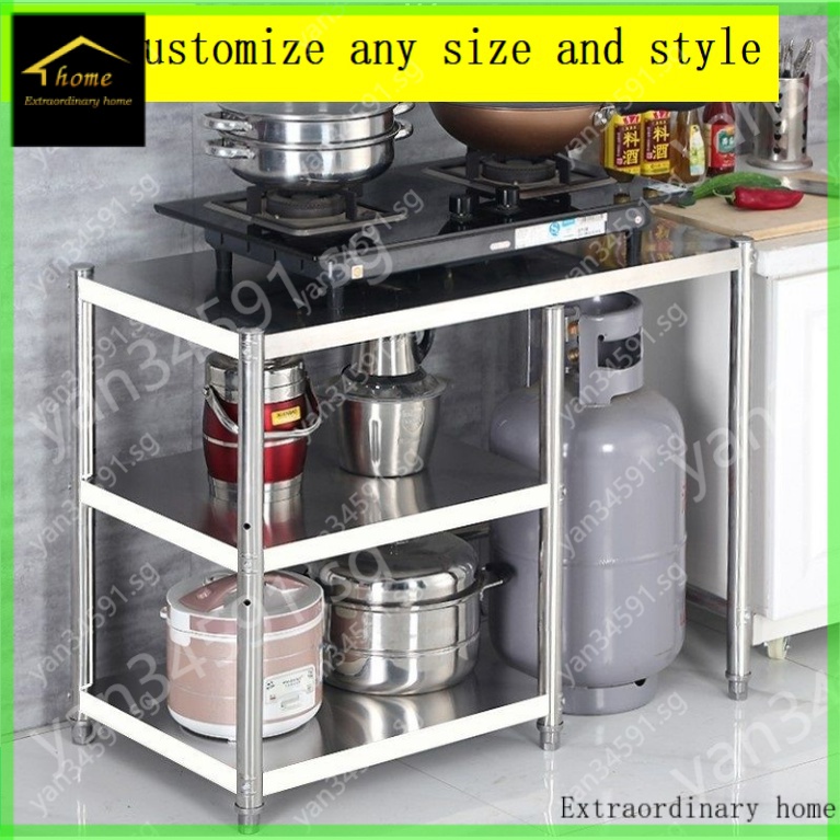 🍒Gas Kitchen Liquefied Petroleum Gas Stove Gas Cylinder Storage Rack ...
