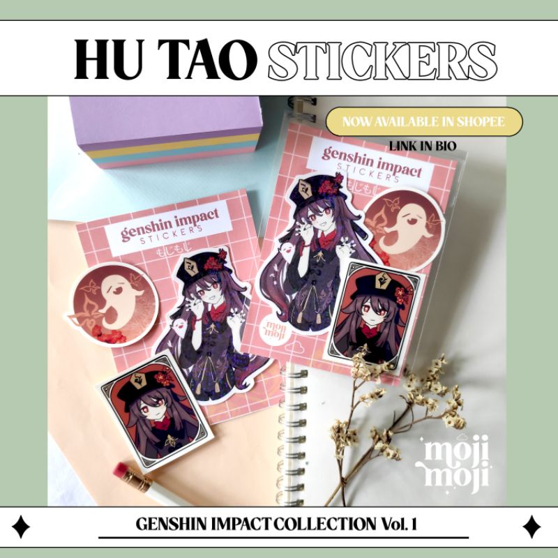 GENSHIN IMPACT HUTAO STICKERS - Bundle | Shopee Singapore