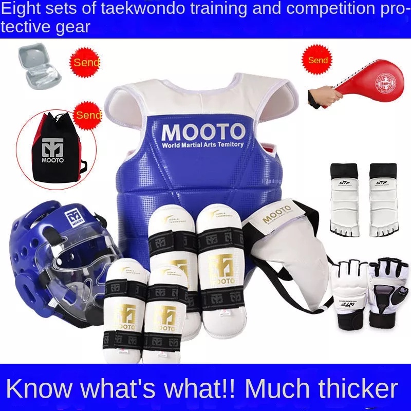 Mooto-Taekwondo protective gear virtual pattern arm guard with elbow ...
