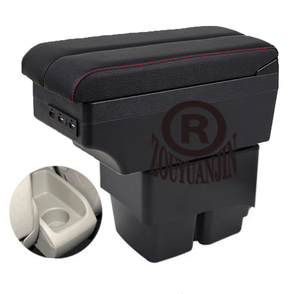 Car Ford Fiesta ArmRest Box Center Console Storage Elbow Rest Arm with ...