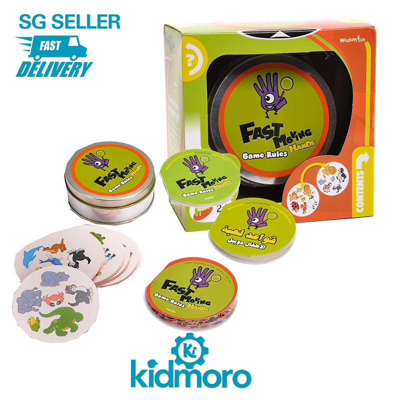 Kidmoro Fast Moving Hands Play-Cards Set, Prove that you have a Keen ...