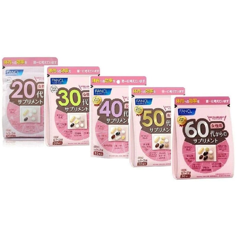Fancl Good Choice Women Health Supplements (20's-50's) | Shopee Singapore