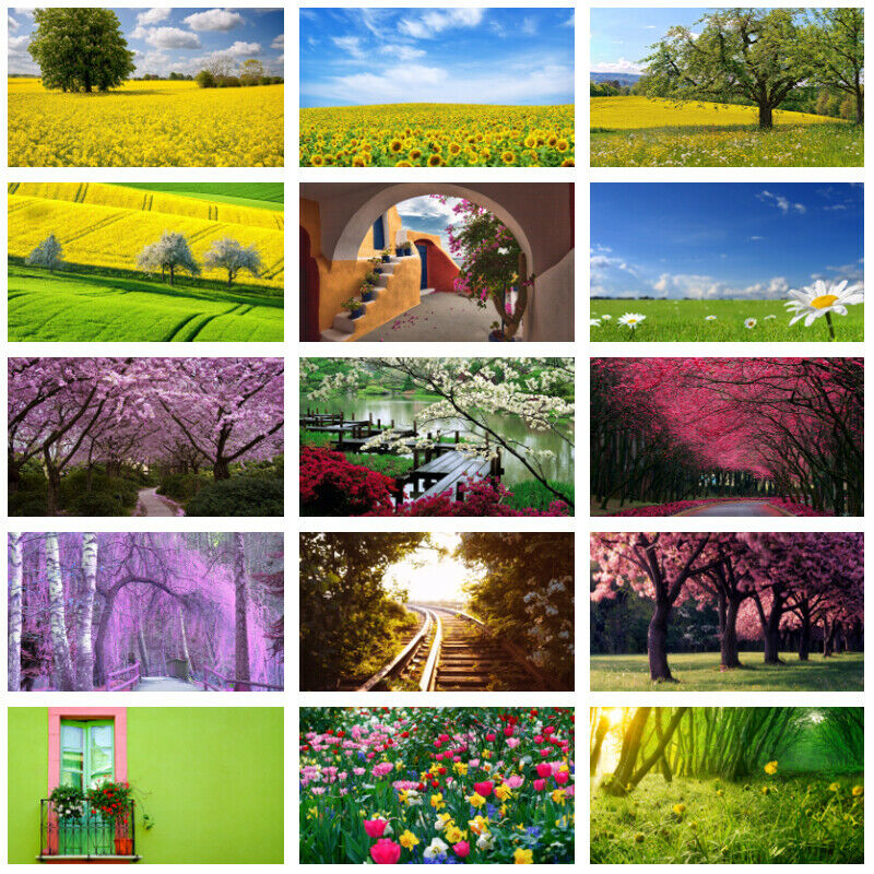 Spring Blossom Background Cloth Studio Photography Backdrop Print Decor ...