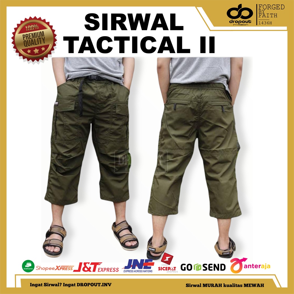 MATA Sirwal Tactical II Pants Dropout Invasion Sirwal Premium Material ...