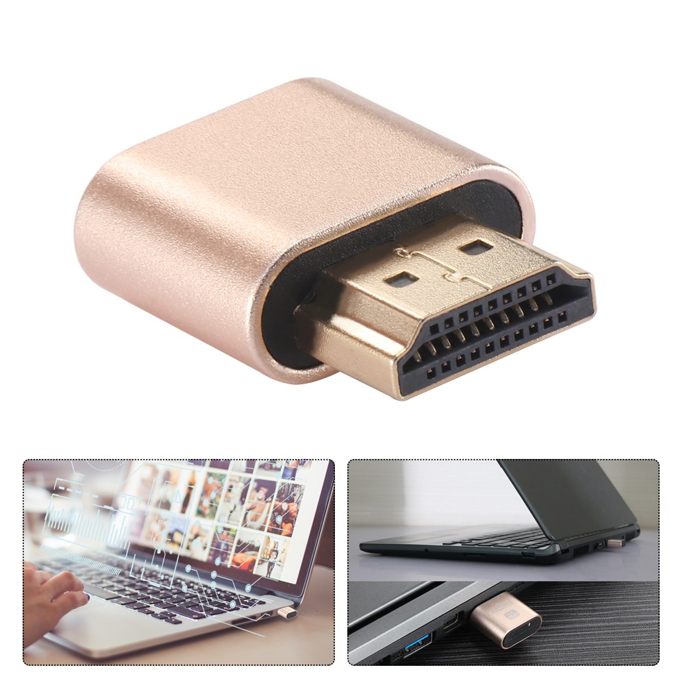 HDMI Dummy Plug Headless Ghost Emulator Fake Display 1920x1080 @60Hz ...