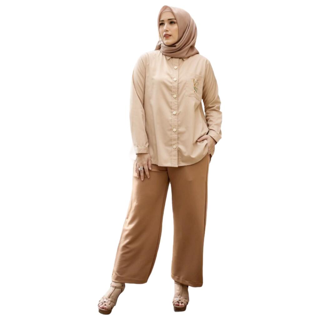 Wearing Ameera - Lena Pants Series (5 Color Options) | Shopee Singapore