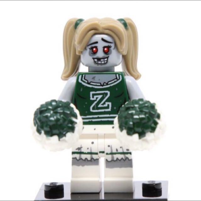 Lego CMF Minifigures 71010 Monsters Series 14 - Zombie Cheerleader ...