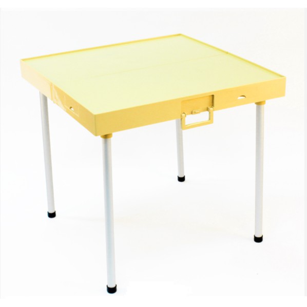 Apollo Portable Folding Mahjong Table Table (Colour: Green / Yellow ...