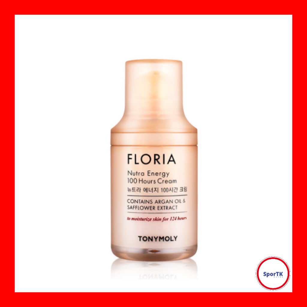TONYMOLY Floria Nutra Energy 100 Hours Cream 50ml/Argan Oil & Safflower ...