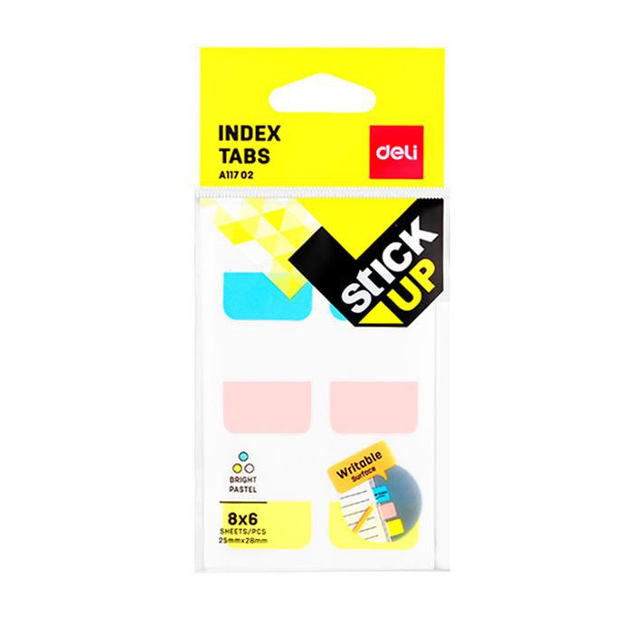 Bundle Of 3 Deli Index Tab 3 Colours 25 x 28mm EA11702 | Shopee Singapore
