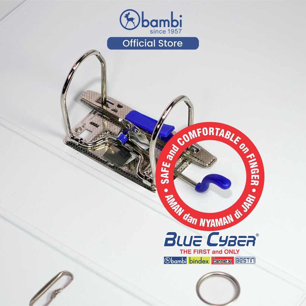 Bambi PVC Lever Arch File FC/F4 75 mm (3 inch) – 1010 | Shopee Singapore