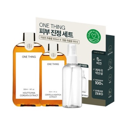 ONE THING Toner Set / Skin soothing set (Houttuynia Cordata Extract ...