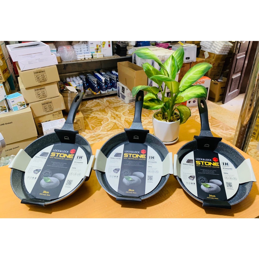 7-LAYER STONE PAN LOCK&LOCK STONE | Shopee Singapore
