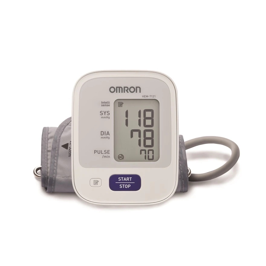 OMRON Blood Pressure Monitor with Enhanced IntelliSense Technology 1s ...