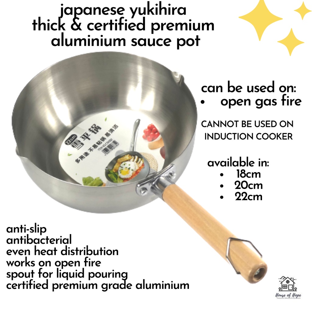 [Ready Stock] Japanese Snow Pan Yukihira Thick & Premium Aluminium ...