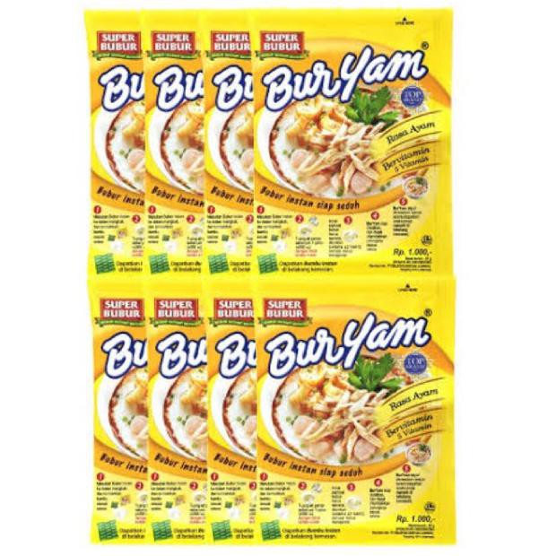 Buryam chicken flavored instant porridge [content 10/renceng] | Shopee ...