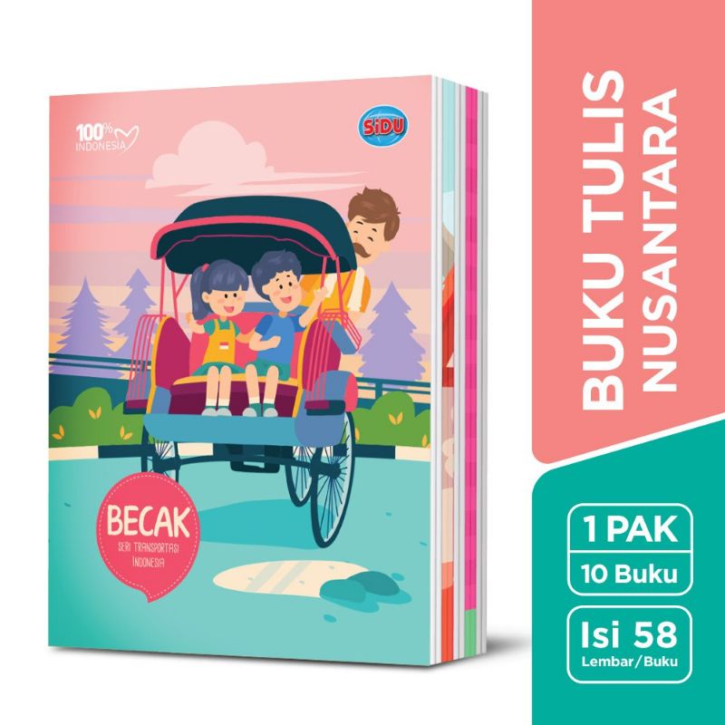 Sinar Dunia Writing Book 58 Sheets (1pack/10pcs) | Shopee Singapore
