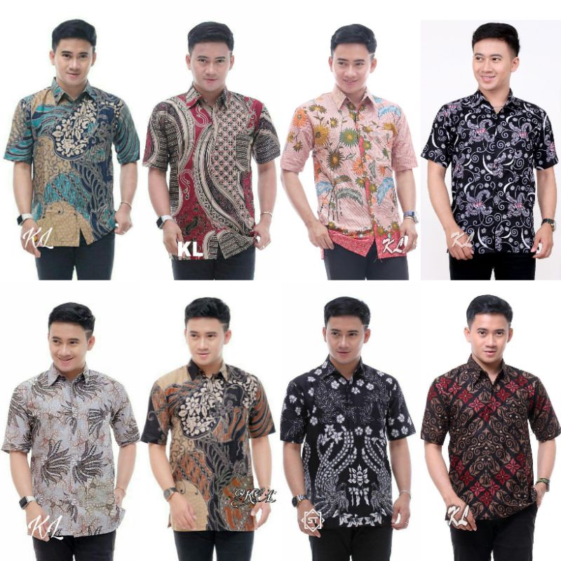KEMEJA KATUN Ori Aksara Batik - New Men's Batik Shirt Exclusive Modern ...