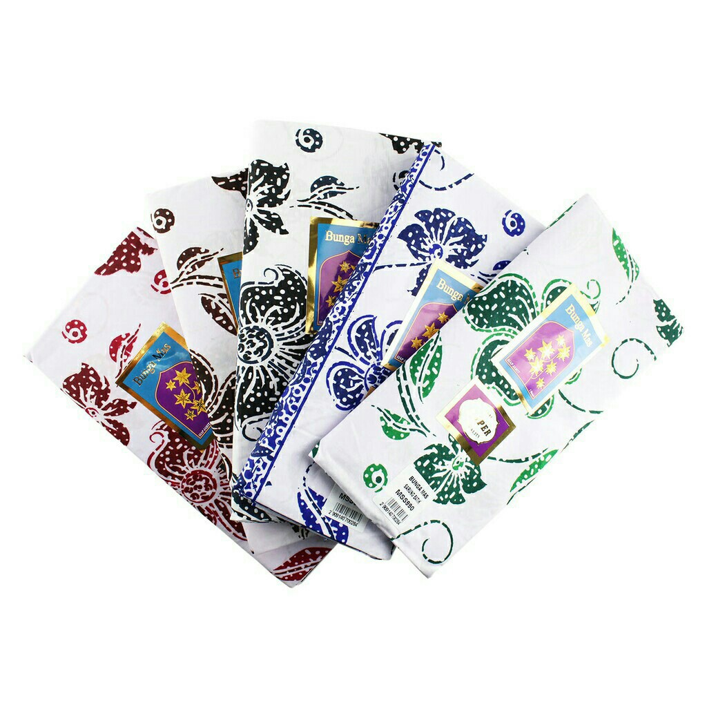 Batik Labuh Bunga Mas Prayer Fabric 2 Meters Cotton Various Patterns ...
