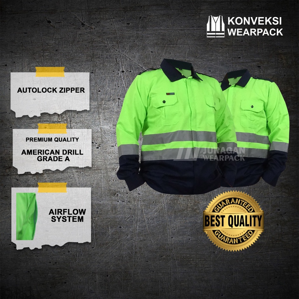 HIJAU STABILO Work Wearpack Green Highlighter Navy Blue Combination ...