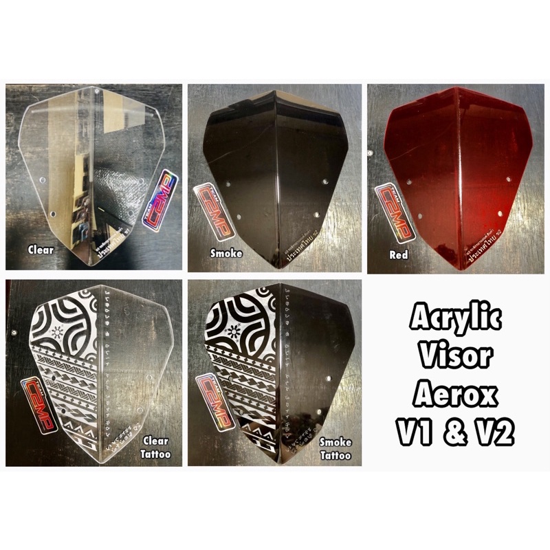 Acrylic Visor Aerox V1 Aerox V2 | Shopee Singapore
