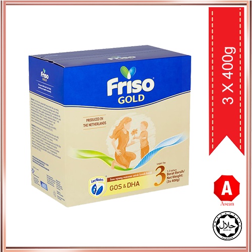 FRISO GOLD STEP 3 FORMULATED MILK POWDER FOR CHILDREN 1-3 YEARS 3 X ...