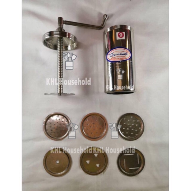 ACUAN MURUKU Stainless Steel Muruku Maker With 6 PIRING/ ACUAN BIHUN ...