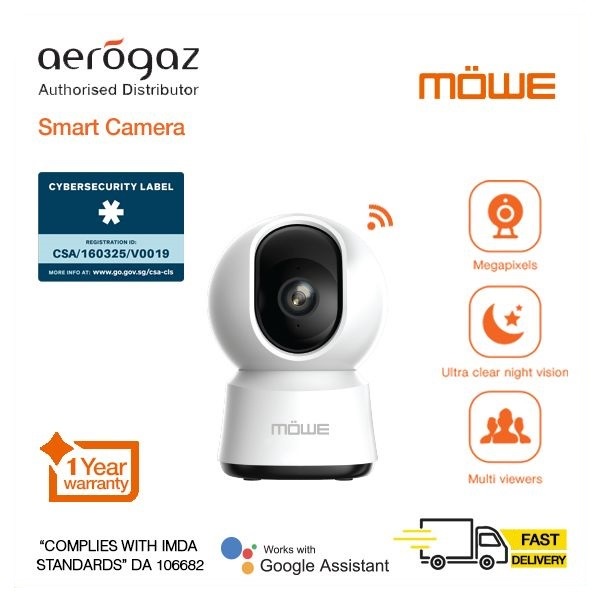 Aerogaz/Mowe Home Security Camera MW880C | Shopee Singapore