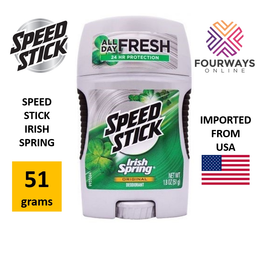 Speed Stick Deodorant 24 Hour Protection For Men (51g) | Shopee Singapore