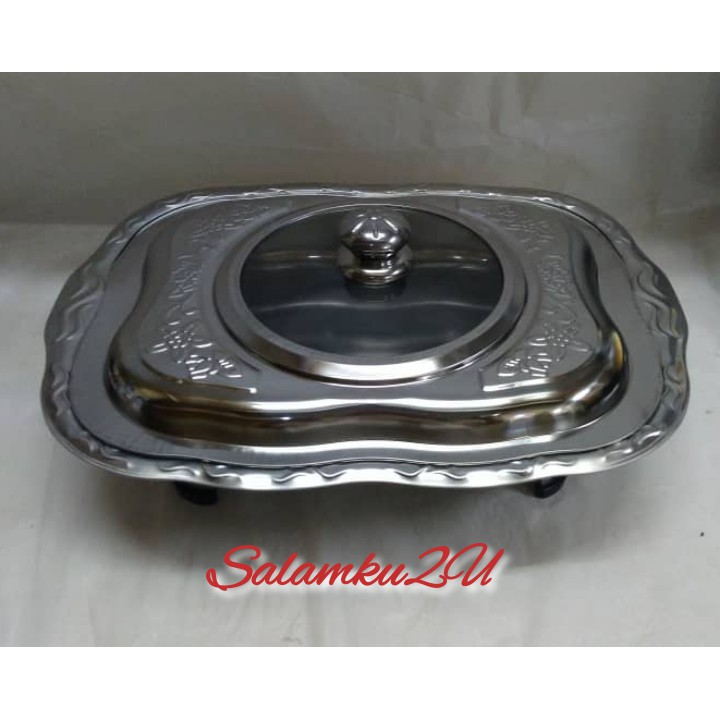 5 SETS BUFFET TRAY/FOOD TRAY /PARTY TRAY (CURVE DESIGN) | Shopee Singapore