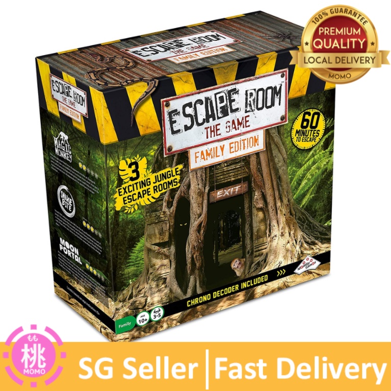 Escape Room The Game, Family Edition - with 3 Exciting Jungle Escape ...