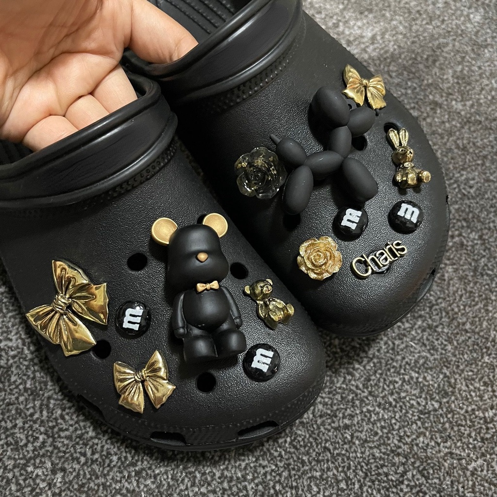 HOT KAWS Bearbrick Bear Croc /Jibitz /Button Croc /Charm/DIY for ...