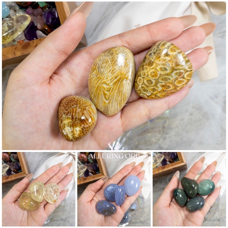 🔮 🇸🇬 INSTOCK Assorted Crystal Tumbles | Crystal Stones | Natural ...