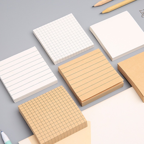 Sticky Note Simple Sticky Note Kraft Paper Sticky Note Memo Pad Planner ...