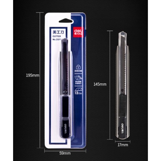 Deli Pen Knife / cutter 2037s | Shopee Singapore