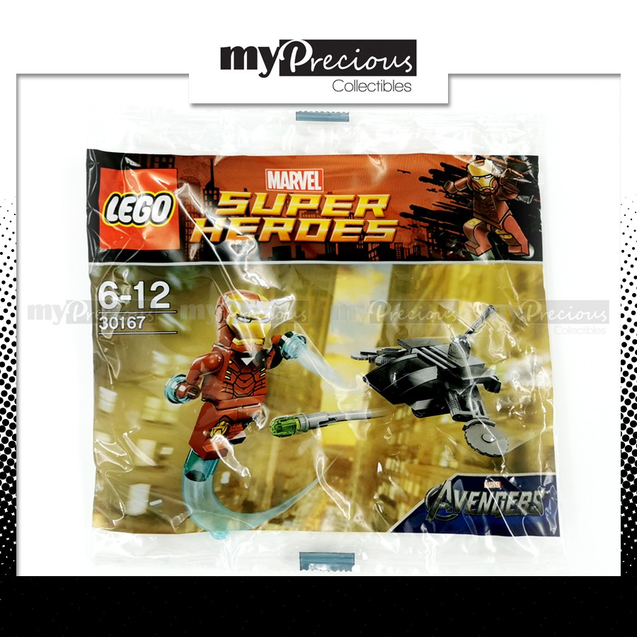 Lego Polybag 30167 Marvel Super Heroes Iron Man vs Fighting Drone ...