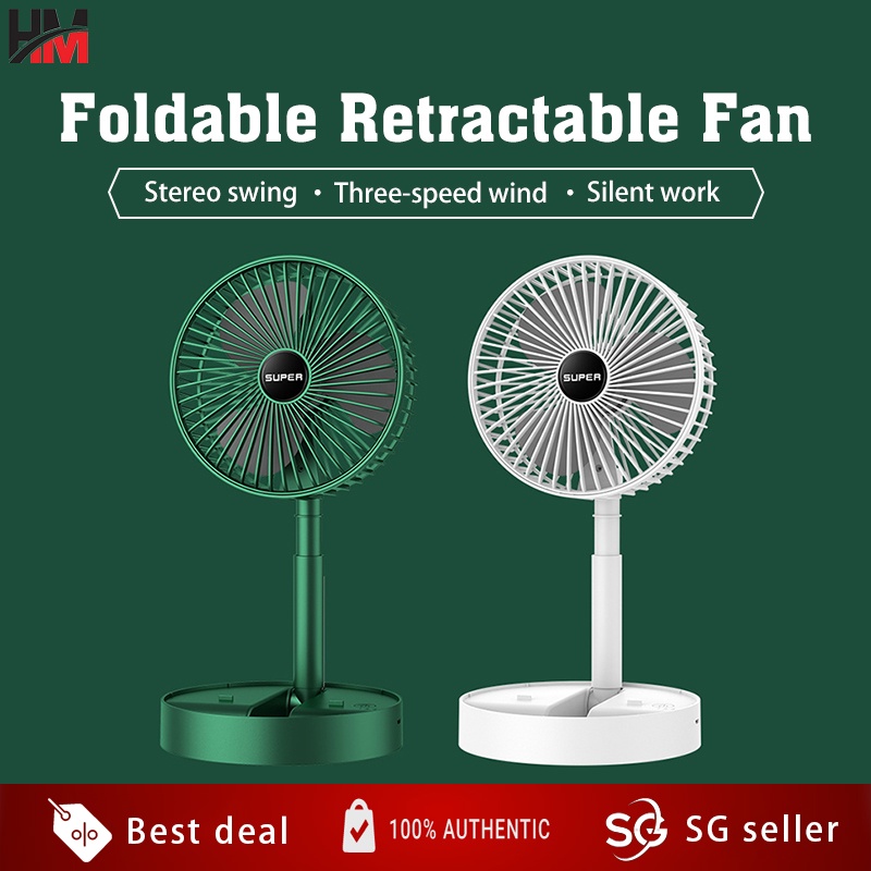 Foldable fan camping library dormitory Portable Mini Fan Handy Fan ...