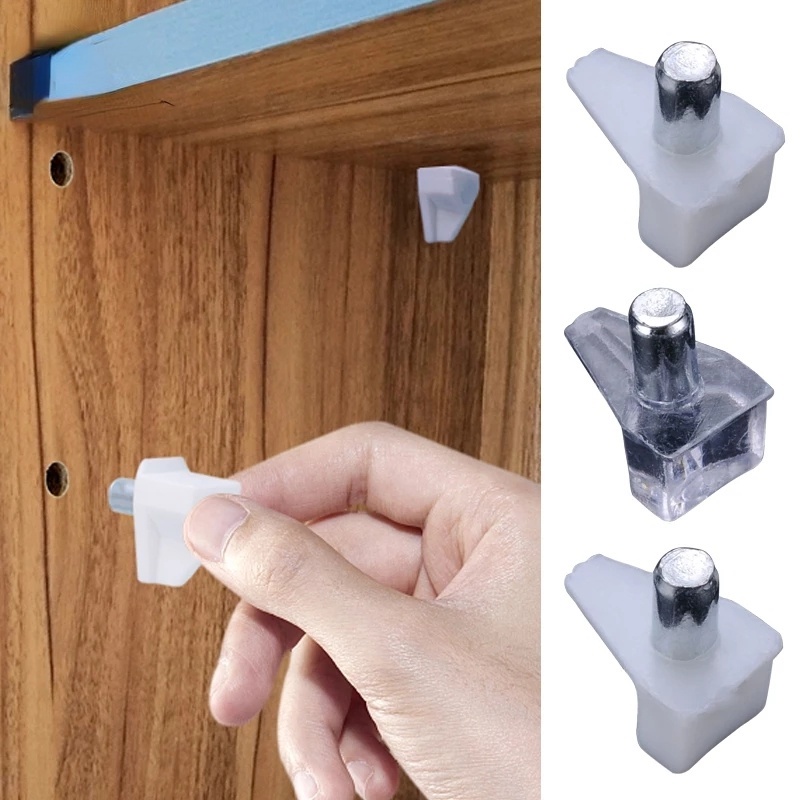 Ready Stock 20pcs Shelf Studs Pegs with Metal Pin Shelves Support ...