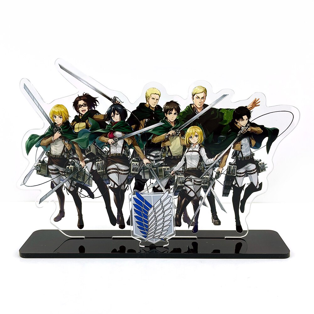 Shingeki no Kyojin Attack on Titan Mikasa Eren Armin Levi Erwin Hange ...