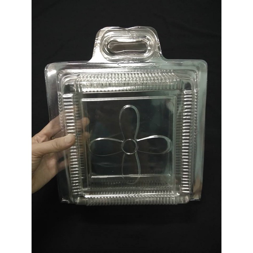 COMBO of 10 PLASTIC BOXES FOR SAUSAGE JAMS 1 KG WITH HANDLE 20 X 20 X 5 ...