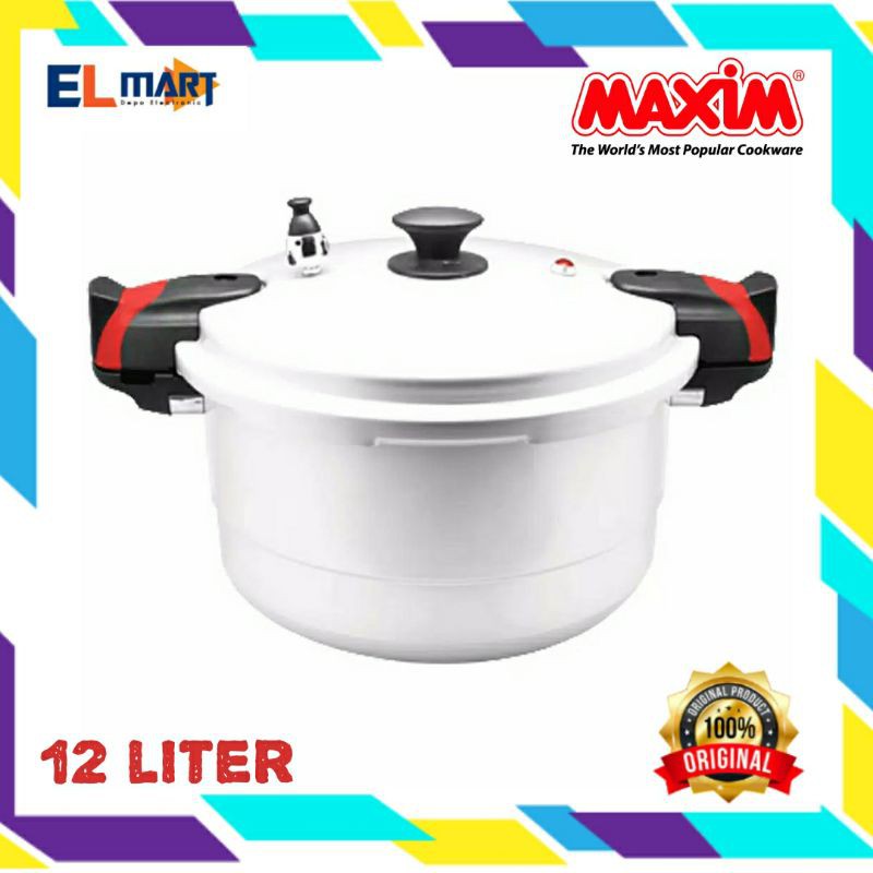 Maxim pressure cooker 12 liter soft cooker 12L original | Shopee Singapore
