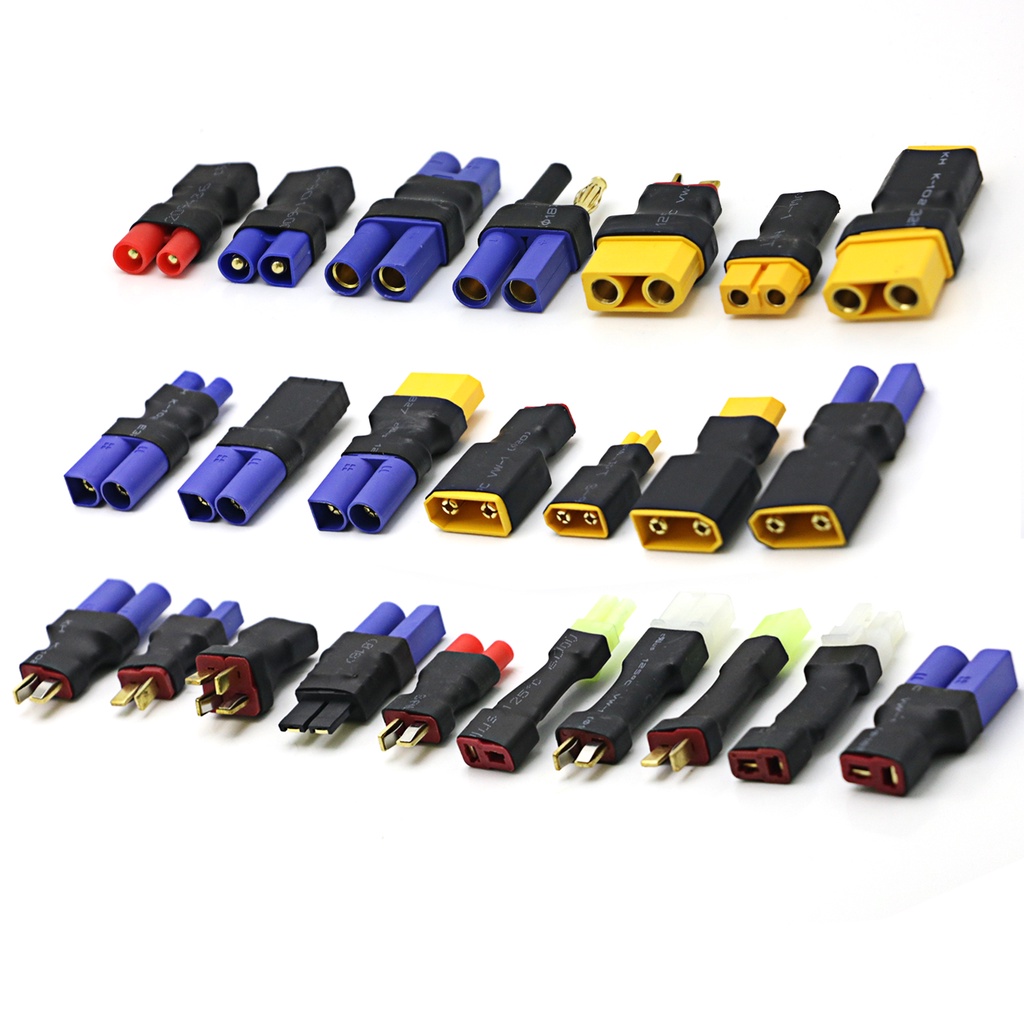 Adapter XT30 XT60 XT90 Traxxas T Plug Deans EC5 EC3 Female to Male HXT 4MM Connectors Plug RC ...